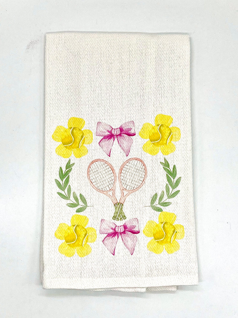 TENNIS BOW TOWEL – Sanctuary Home & Gifts