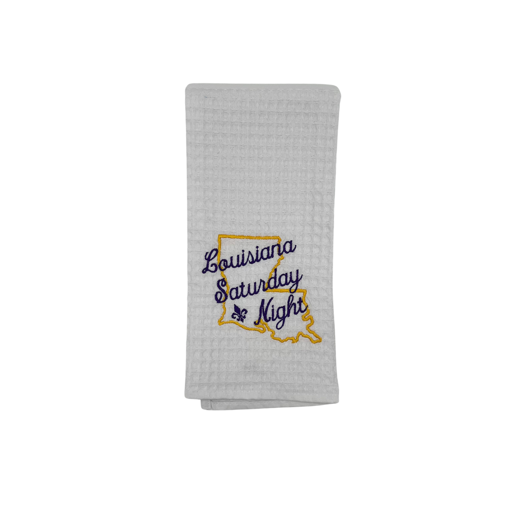 LOUISIANA SATURDAY NIGHT TOWEL – Sanctuary Home & Gifts