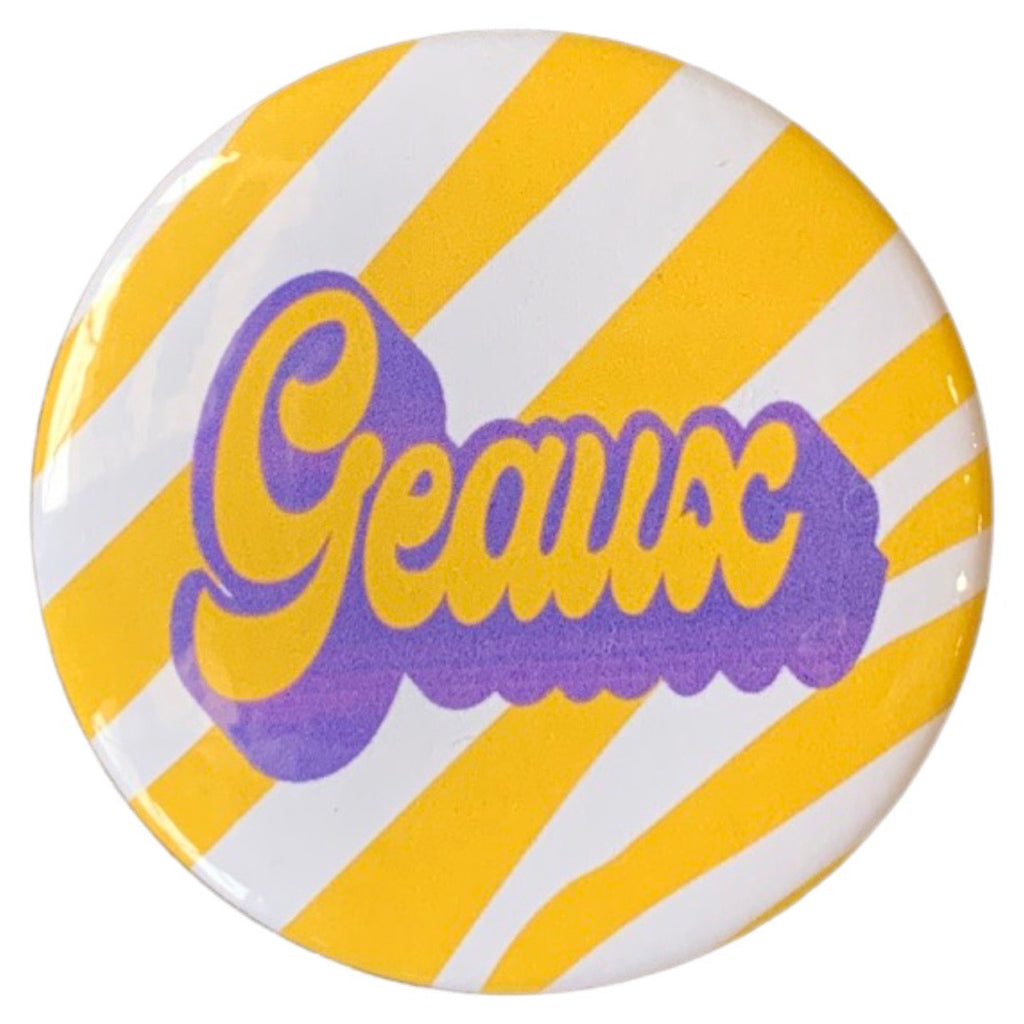 GEAUX BUTTON – Sanctuary Home & Gifts
